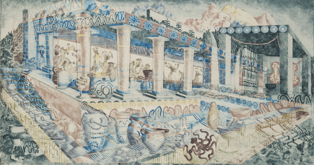 Ellisif Hals gör collage av torrnålstryck | Grafiknytt